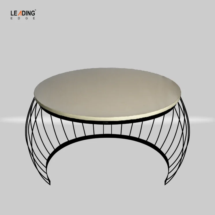 Silva Wire Base Coffee Table - LEADING EDGE