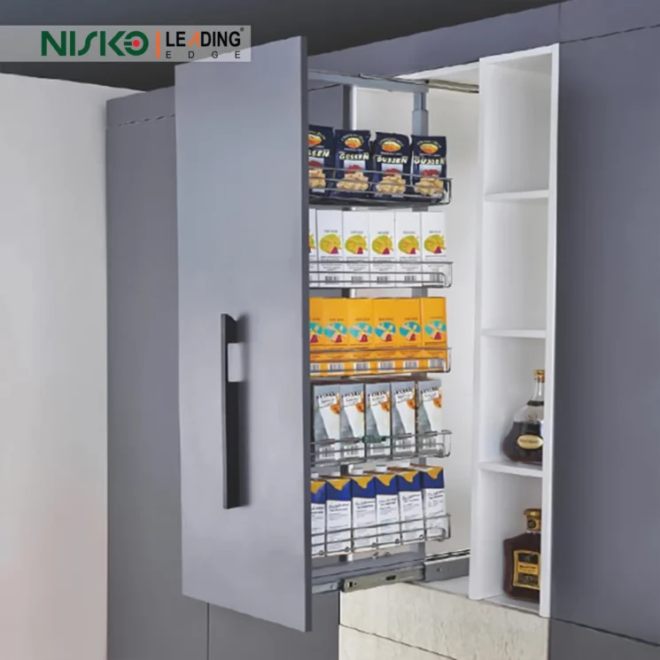 Pull Out Tall Unit SS Nisko | 01- 20708 - LEADING EDGE