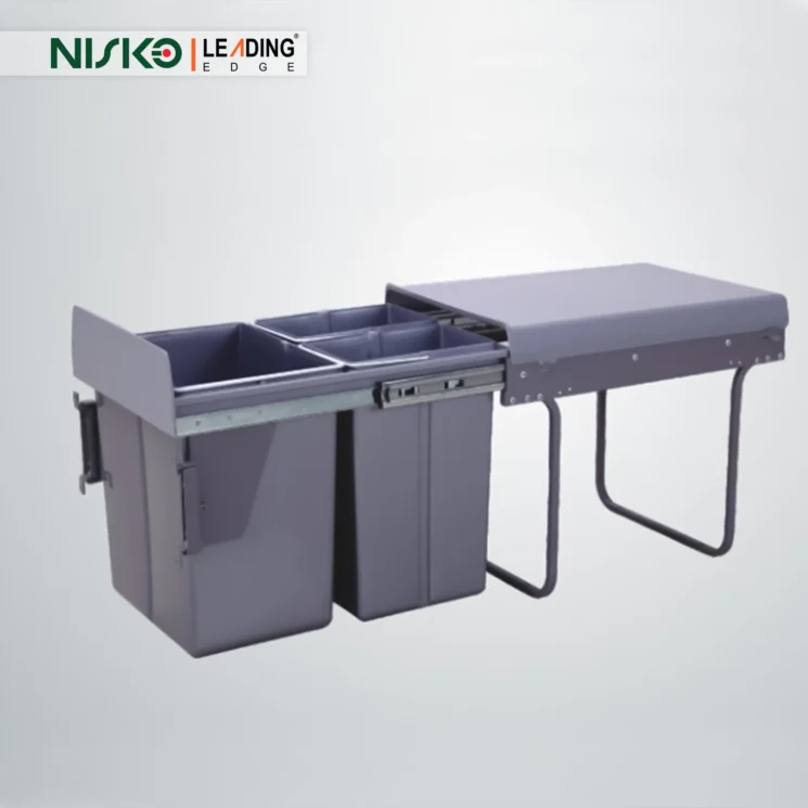 Built-in Dustbin with Ball Bearing Slide | 01-5305 - LEADING EDGE
